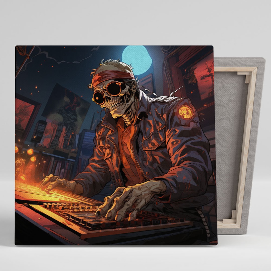 Gothic Music Wall Art, Canvas or Poster, Gothic Wall Hanging, Goth Home ...