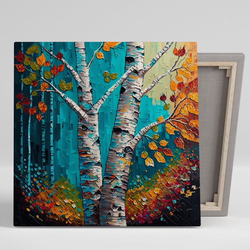 Birch Tree Wall Art - Etsy