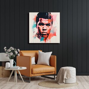 Muhammad Ali Art, Canvas or Poster, Boxing Legend Art, Living Room ...