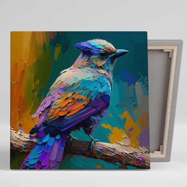 Bird Canvas - Etsy