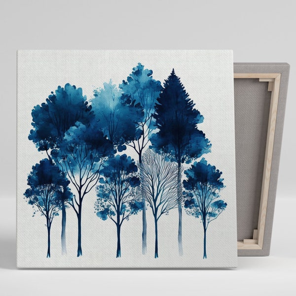 Blue Tree - Etsy