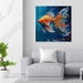 Goldfish Art Aquarium, Canvas or Poster, Fish Wall Art, Fancy Goldfish ...
