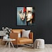Abstract Two Face Art Canvas or Poster Modern Wall Decor - Etsy