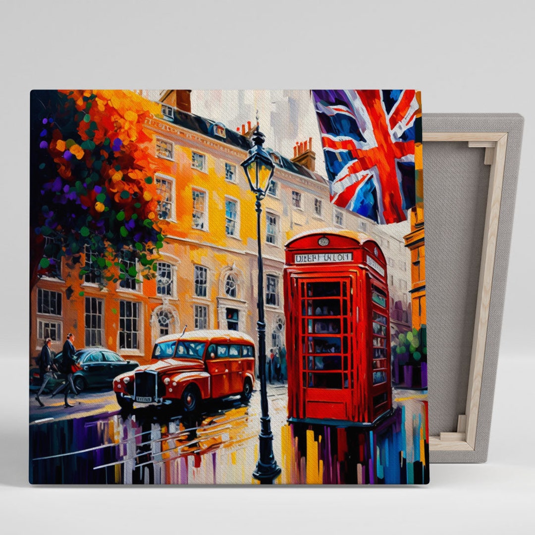 London Wall Art, Canvas or Poster, London City Life, London Cityscape ...