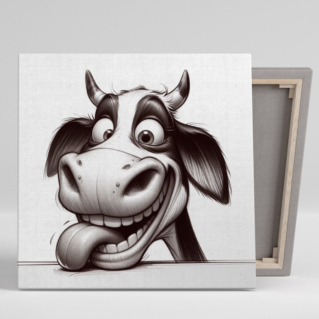 Donkey Wall Art, Canvas or Poster, Funny Donkey Decor, Donkey Wall ...