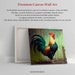 Rooster Wall Decor, Canvas or Poster, Farmhouse Wall Art, Rooster Decor ...