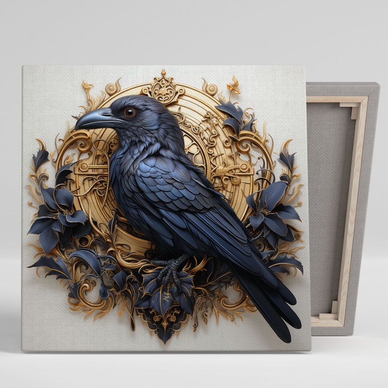 Raven Bird Art - Etsy