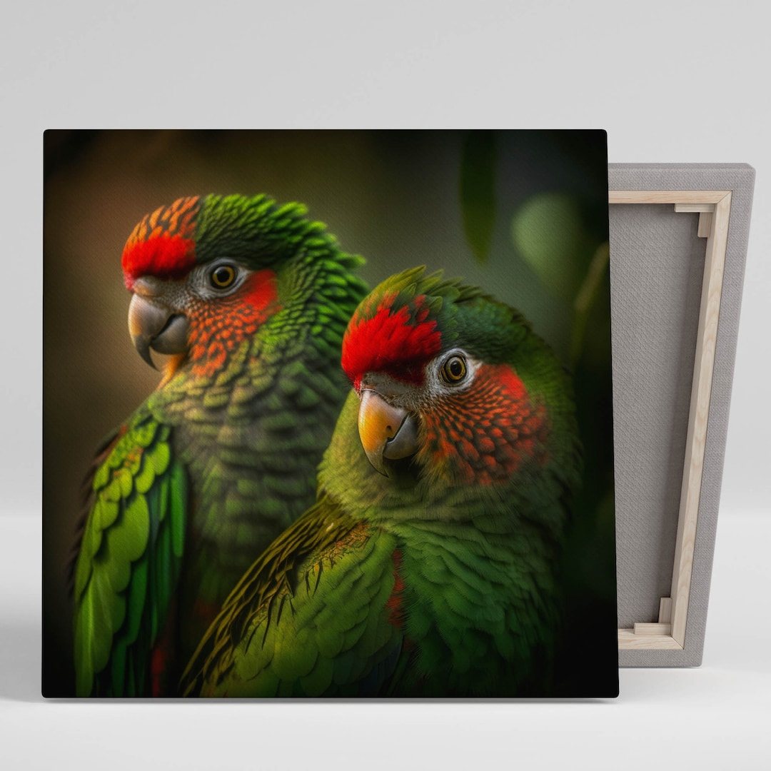 Parrot Wall Decor, Canvas or Poster, Parrot Wall Art, Parrot Décor ...