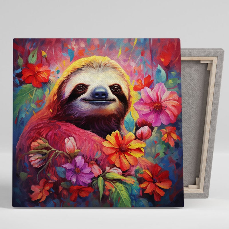 Sloth Wall Art - Etsy