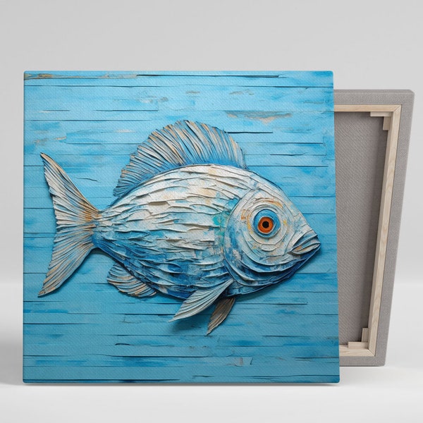 Abstract Fish Art - Etsy