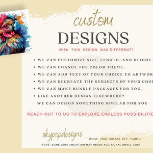 Funky Rooster Beats Art, Canvas or Poster, Pop Art Eclectic Decor ...