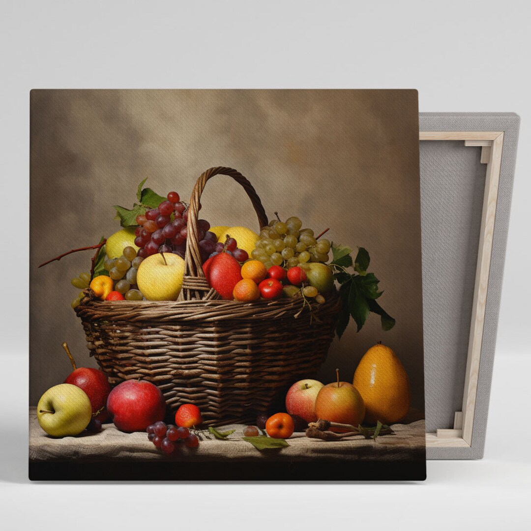 Fruit Still Life Art, Canvas or Poster, Fruit Wall Art, Still Life ...