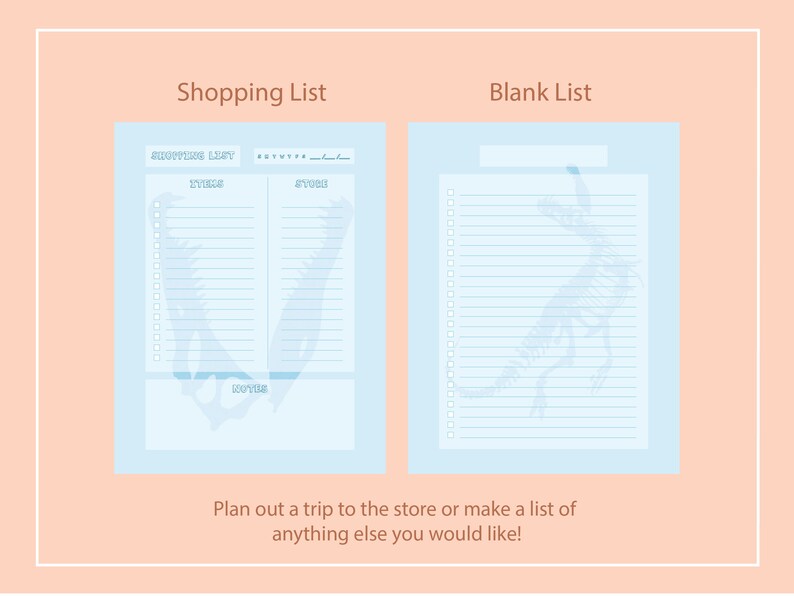 Dinosaur Themed Printable Checklist Bundle, Multicolor To-do List ...