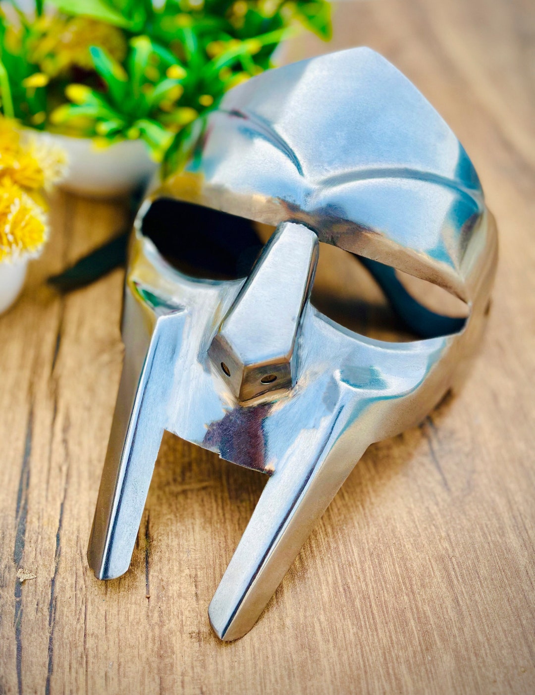 MF DOOM Mask Mad Villain Mild Steel Face Armor Tribute to MF Doom Hip ...