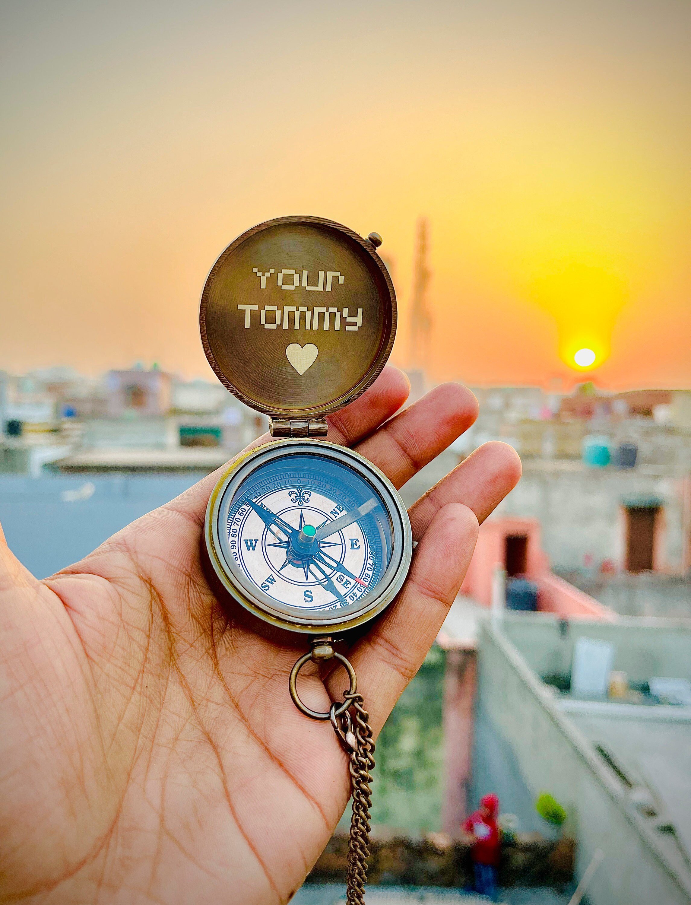 Your Tommy Your Tubbo Personalized Brass Compass Custom Engraving ...