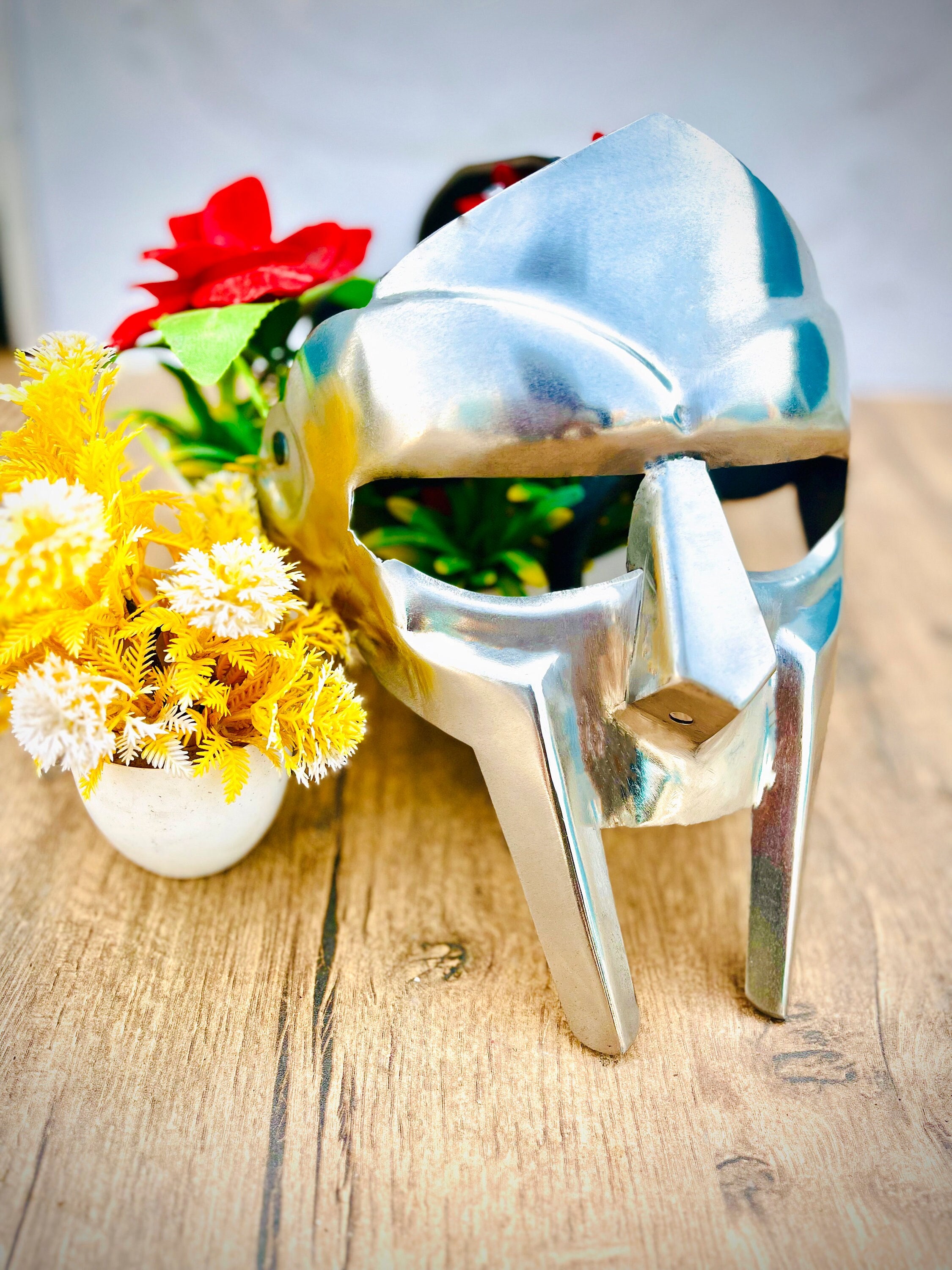 MF DOOM Mask Mad Villain Mild Steel Face Armor Tribute to MF Doom Hip ...