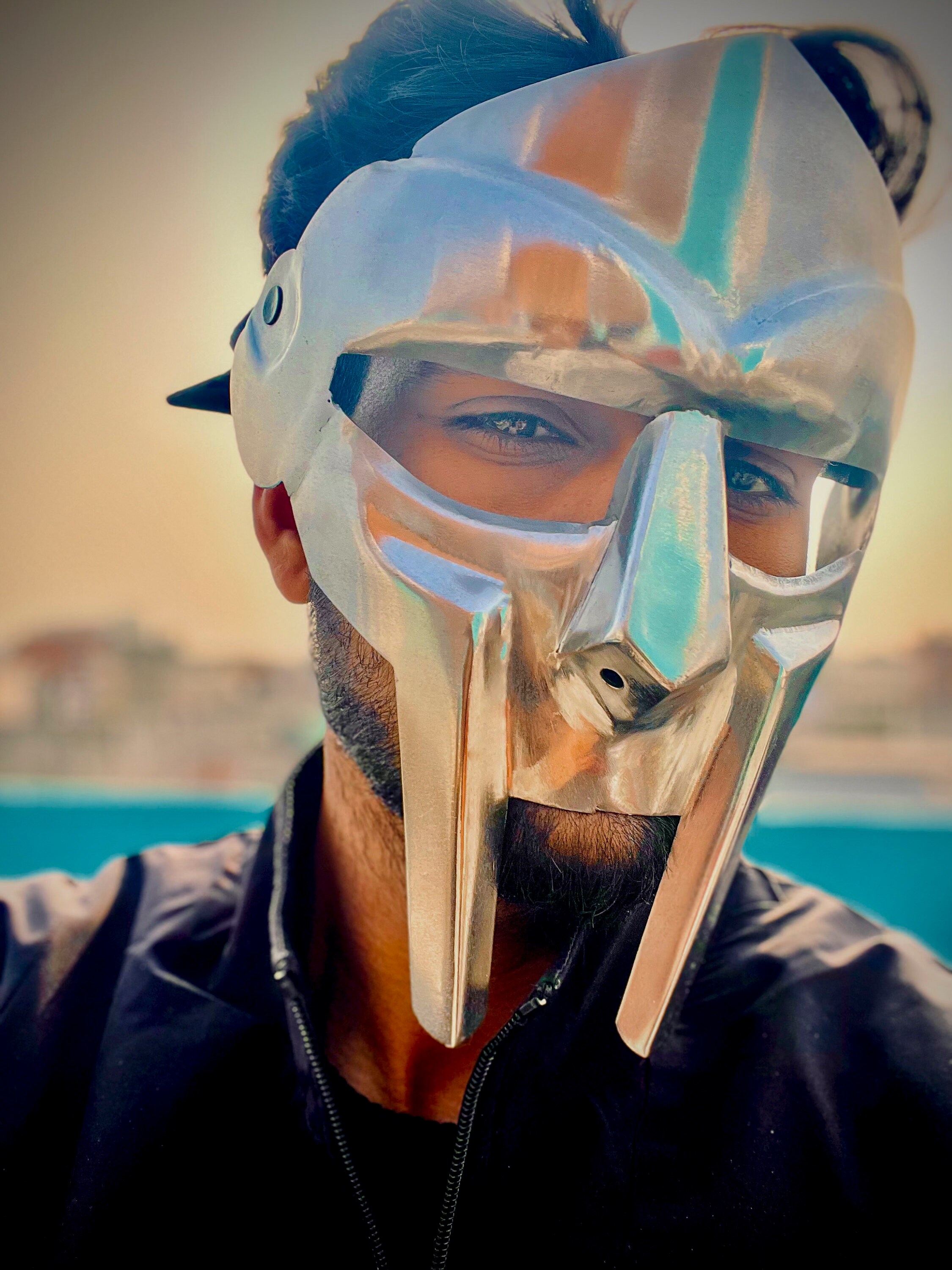 MF DOOM Mask Mad Villain Mild Steel Face Armor Tribute to MF Doom Hip ...