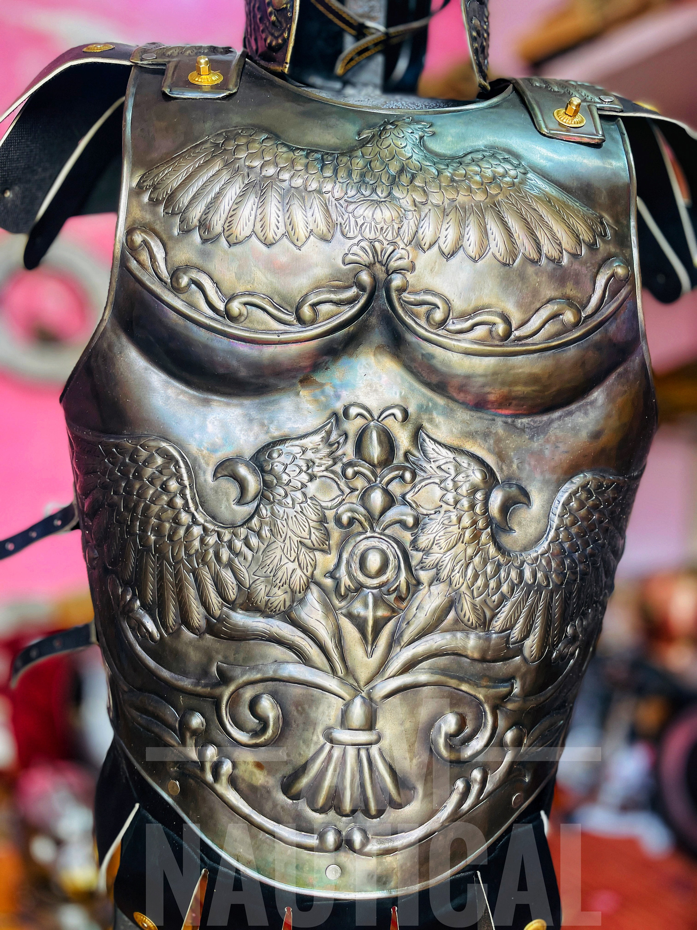 Antique Handmade Medieval Roman Muscle Cuirass Armor Suit Best ...