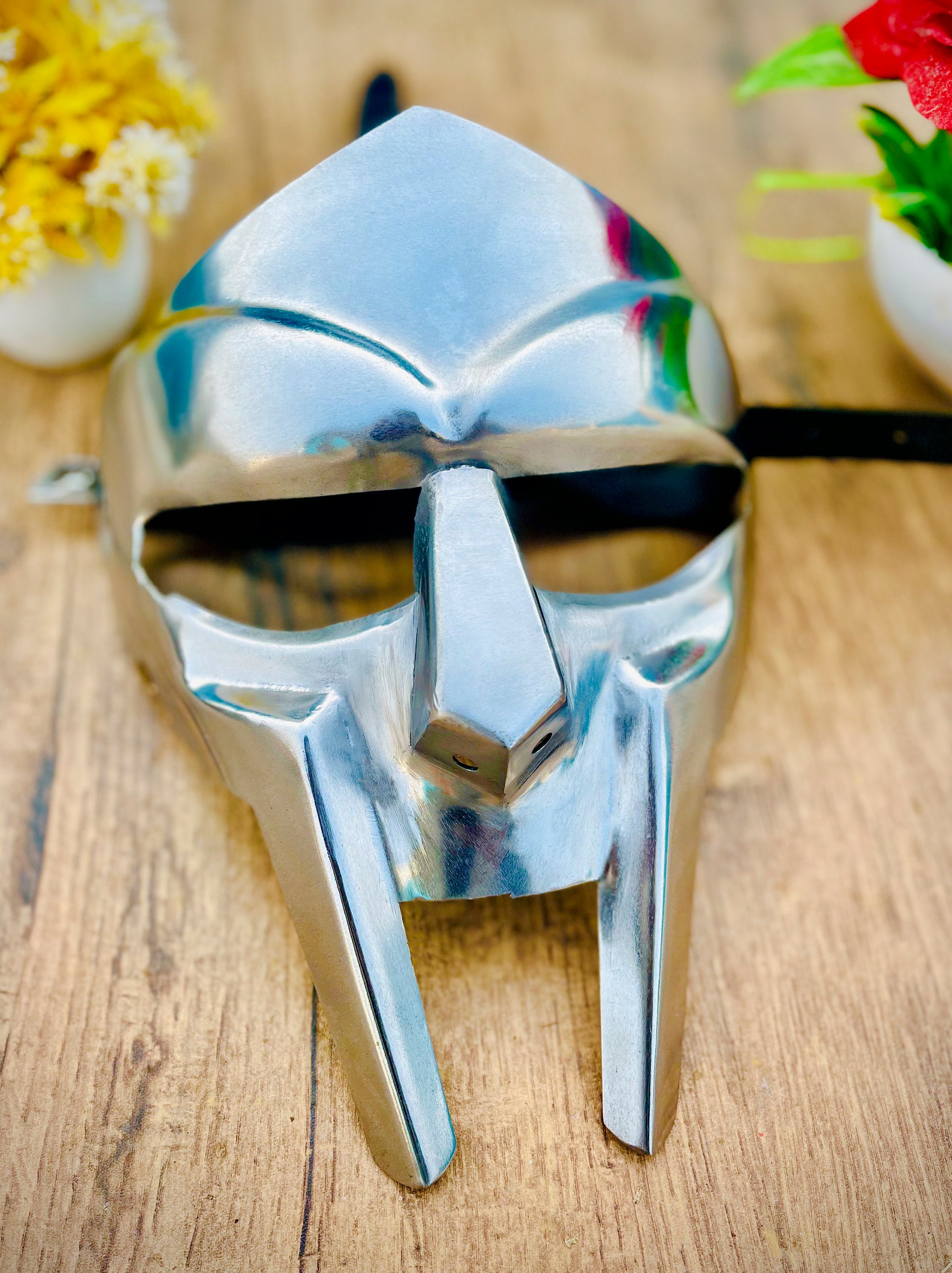 MF DOOM Mask Mad Villain Mild Steel Face Armor Tribute to MF Doom Hip ...