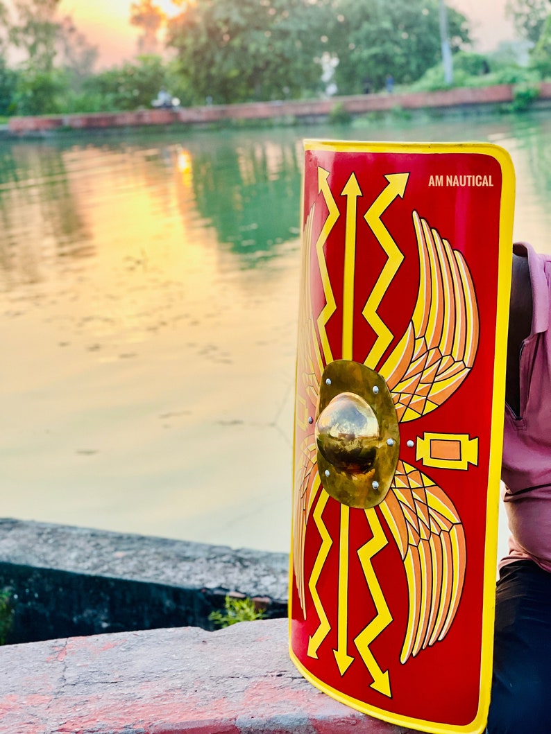 Medieval Roman Shield Valhalla Viking Shield Battle Ready Shield for ...