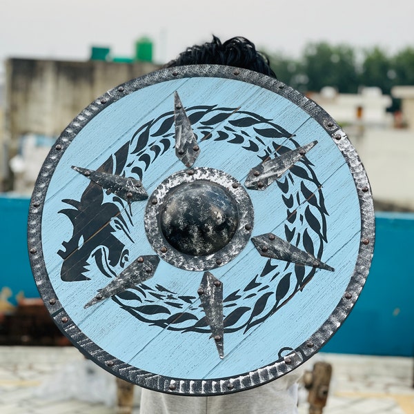 Medieval Wolf Shield - Etsy