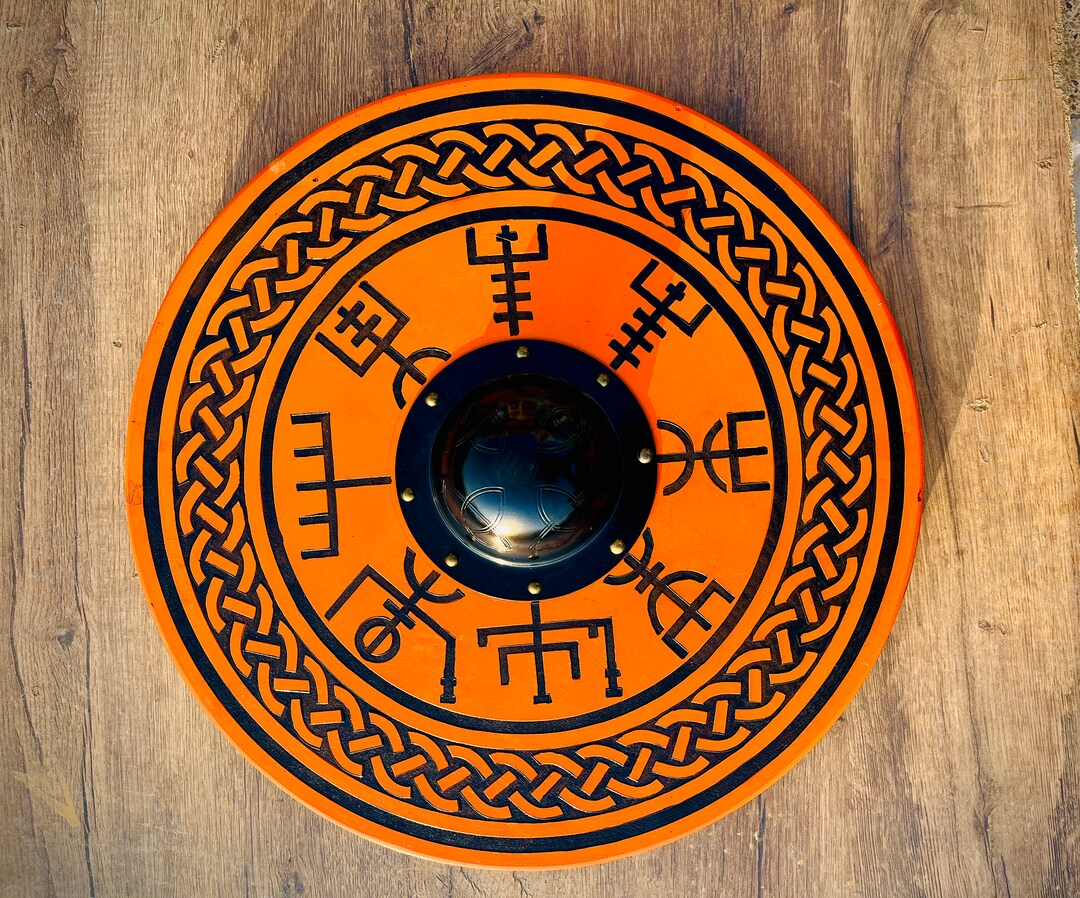 Viking Wooden Shield Battle-ready Shield Wooden Shield - Etsy