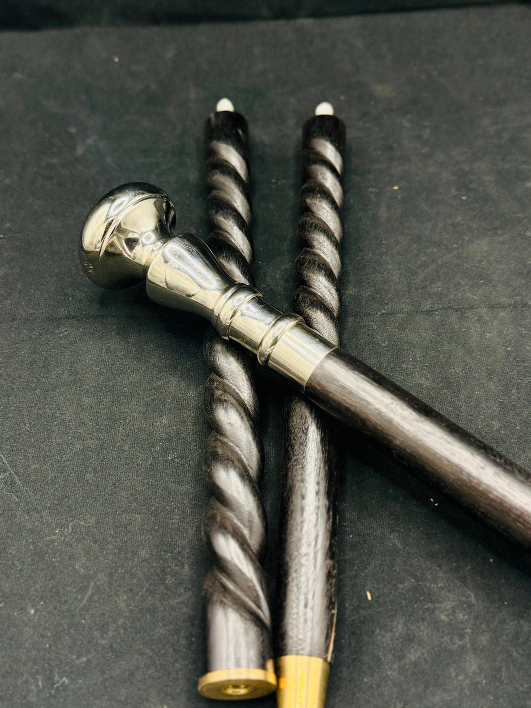 Handcrafted Wood Walking Stick With Custom Engraving - Perfect Gift for ...