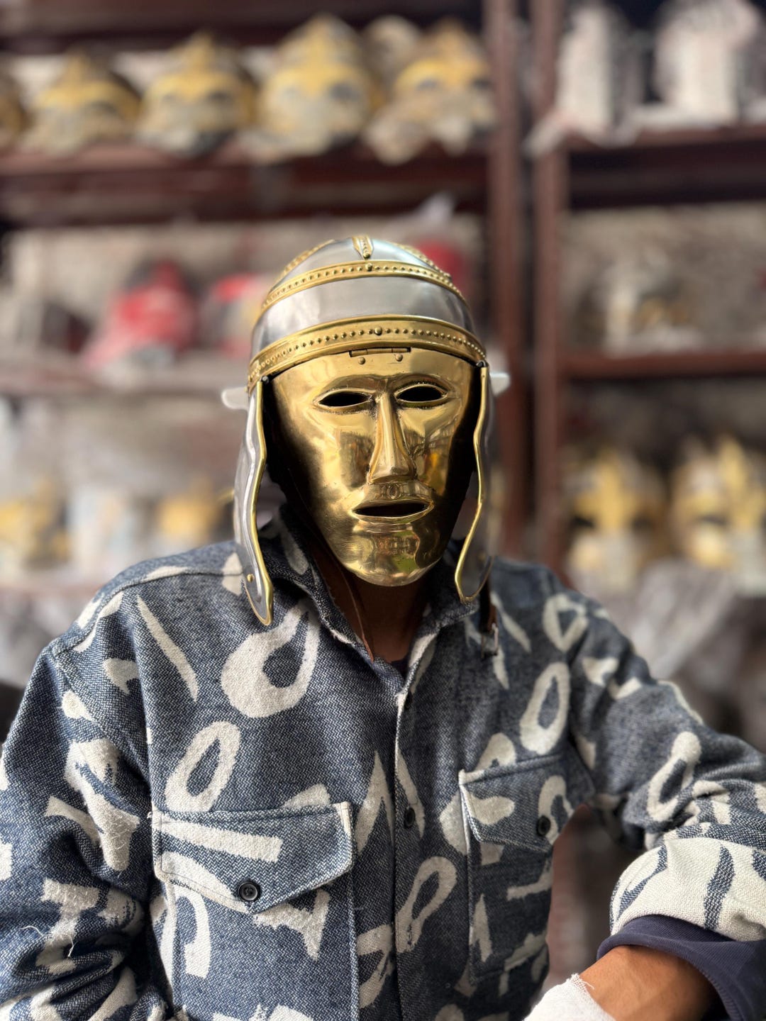 Roman Cavalry Helmet With Roman Face/face Cavalry Helmet/roman Cavalry ...