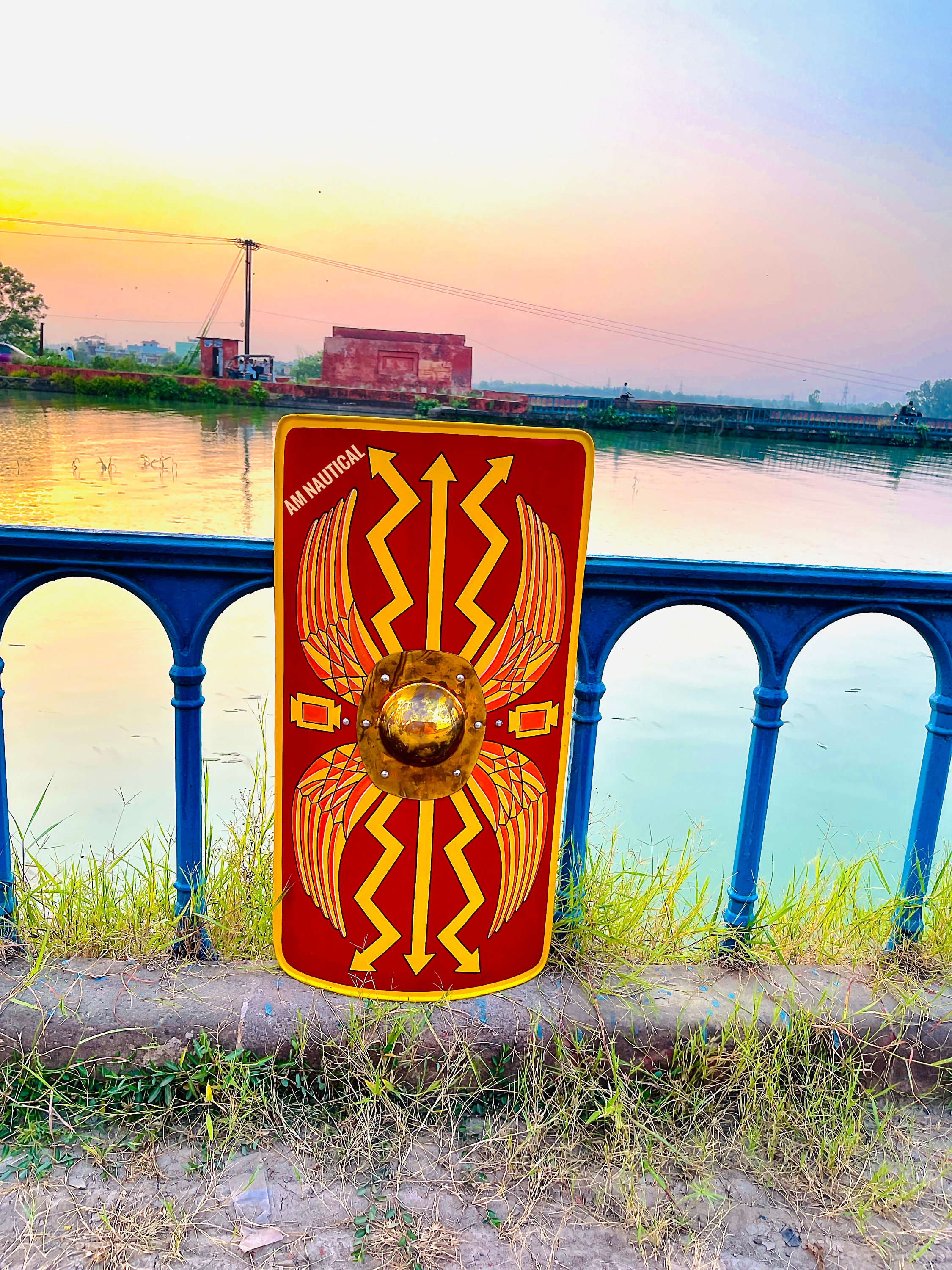 Medieval Roman Shield Valhalla Viking Shield Battle Ready Shield for ...