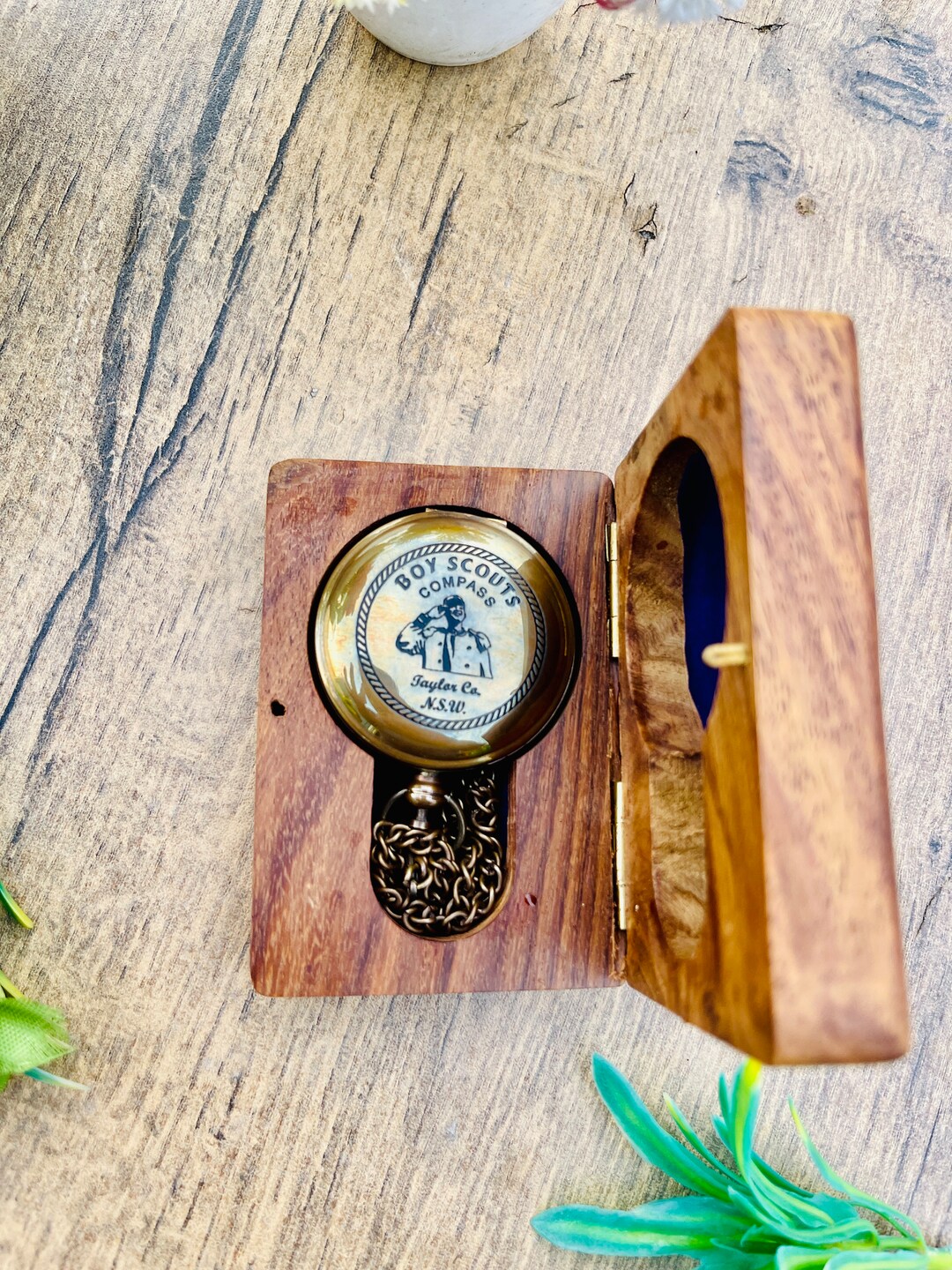 Engraved Gift Compass, Couple Anniversary Gift, Gift for Dad ...