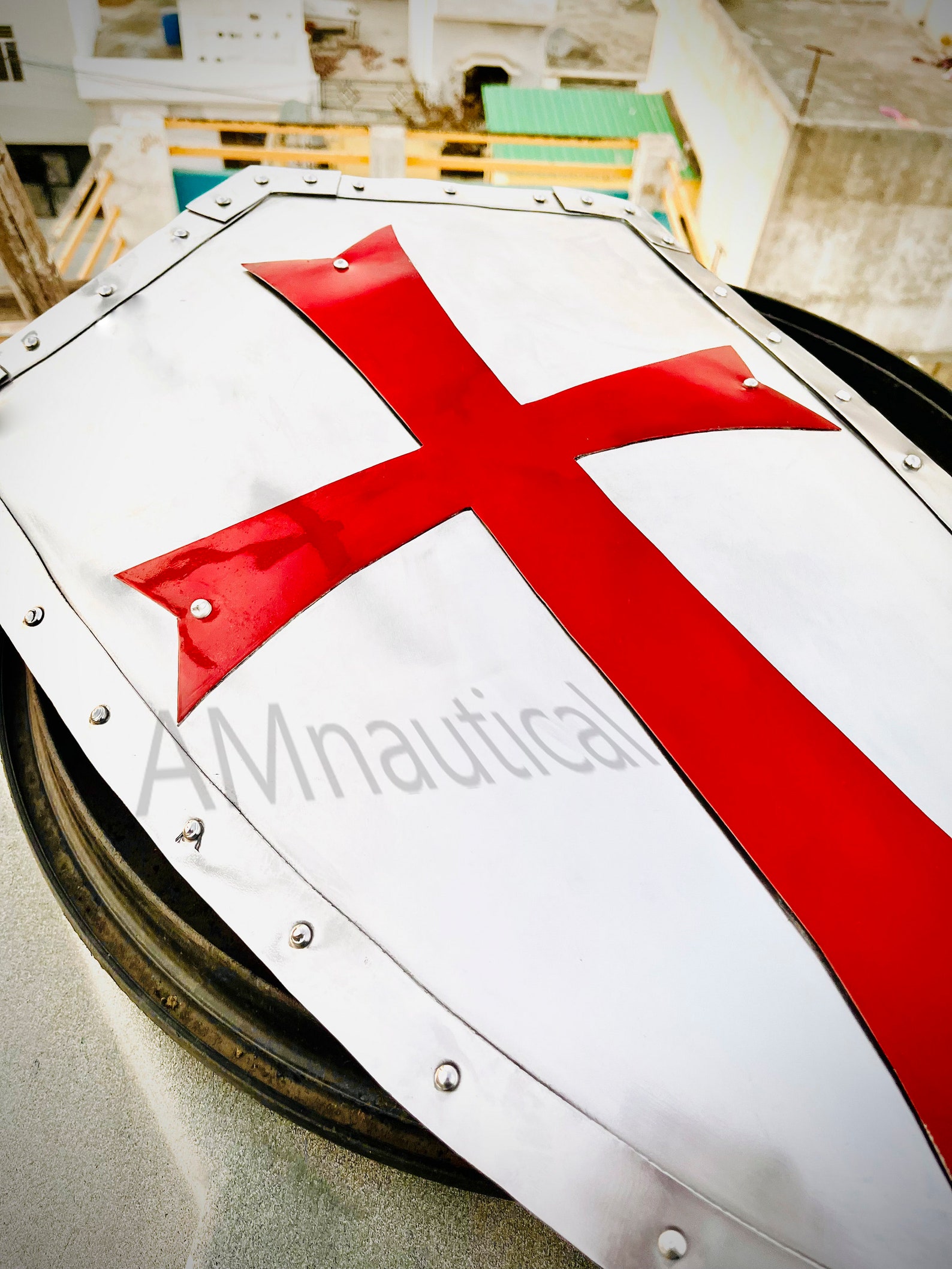 Templar Cross Shield - Gladiator Mask - Templar Shield Best Replica ...