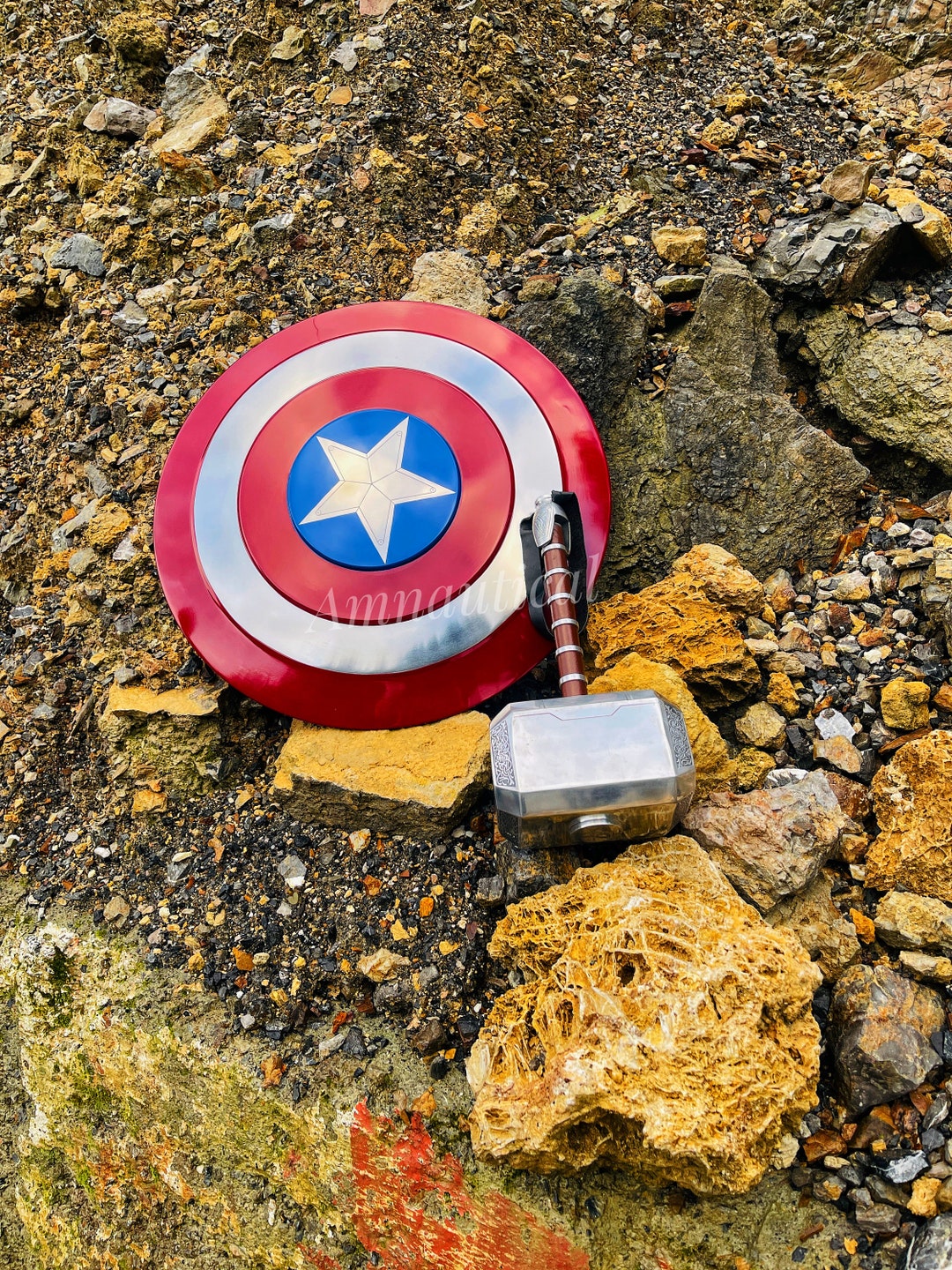 Buy Captain America Shield First Avenger Shield Thor Hammer Marvel ...