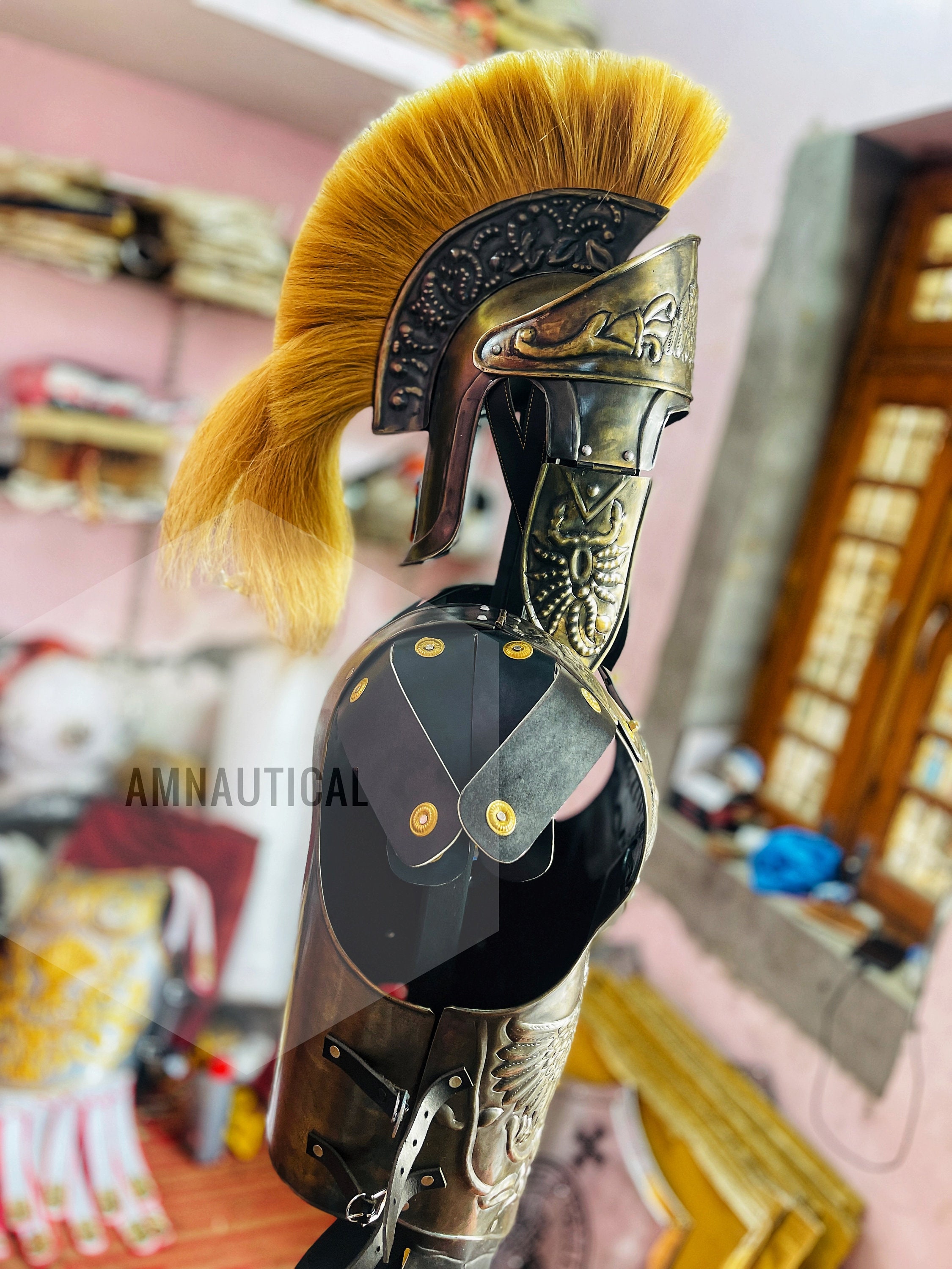 Antique Handmade Medieval Roman Muscle Cuirass Armor Suit Best ...