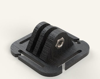 2-way MOLLE Mount for Gopro Camera 3 Prong Mount Action Cams to Vests ...