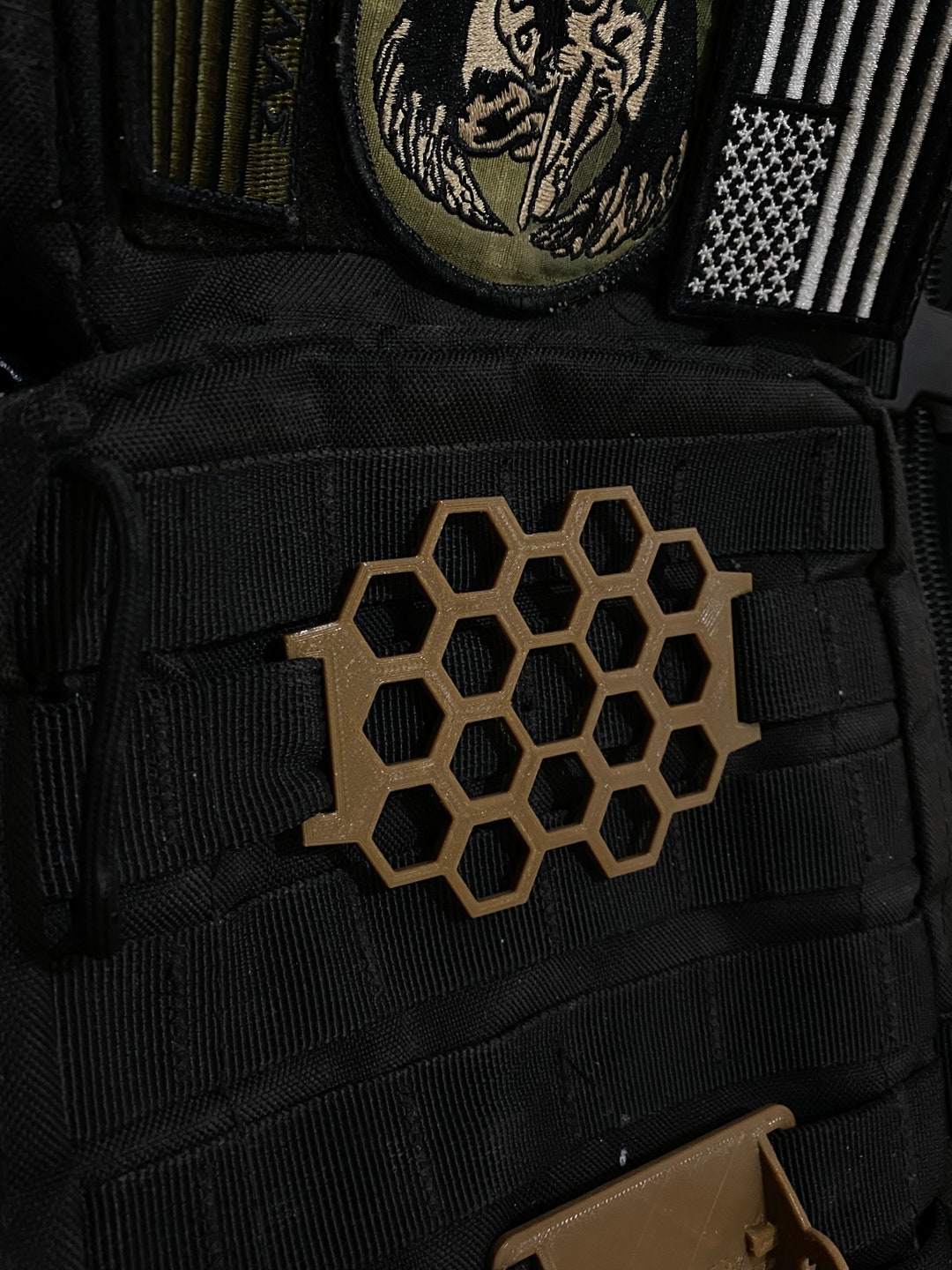 Molle Hexagon Honeycomb Plate - Etsy