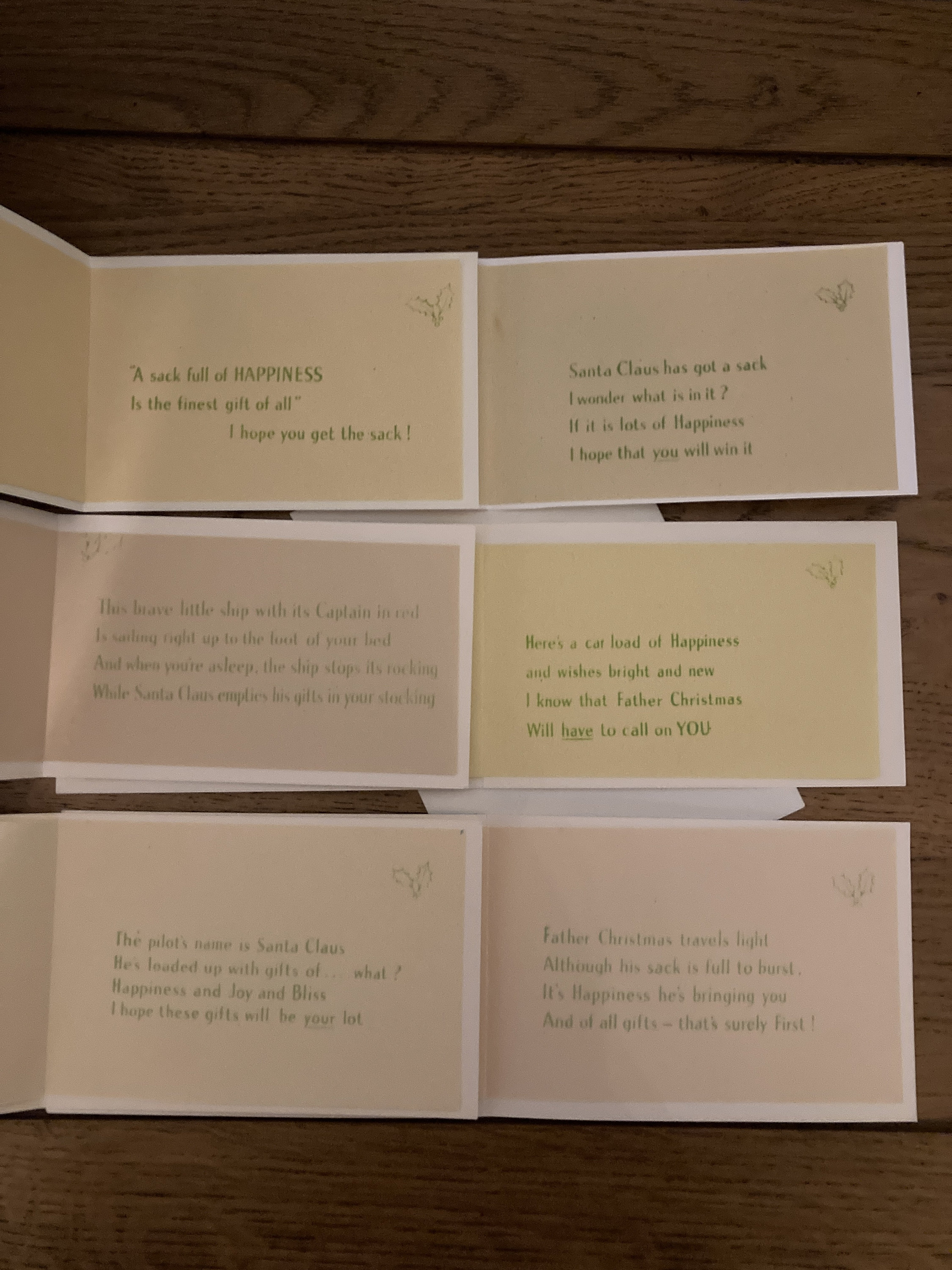 Vintage Handmade 1930s Christmas Cards With Paper Insert Packs - Etsy UK