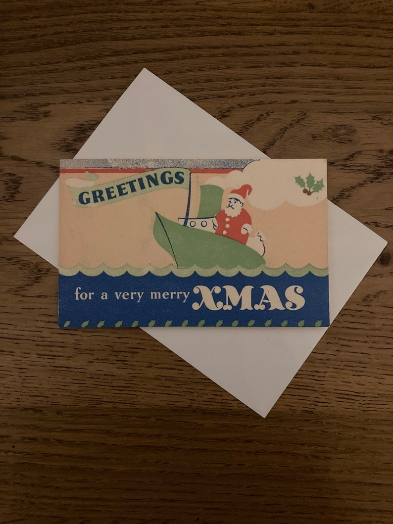 Vintage Handmade 1930s Christmas Cards With Paper Insert Packs - Etsy UK