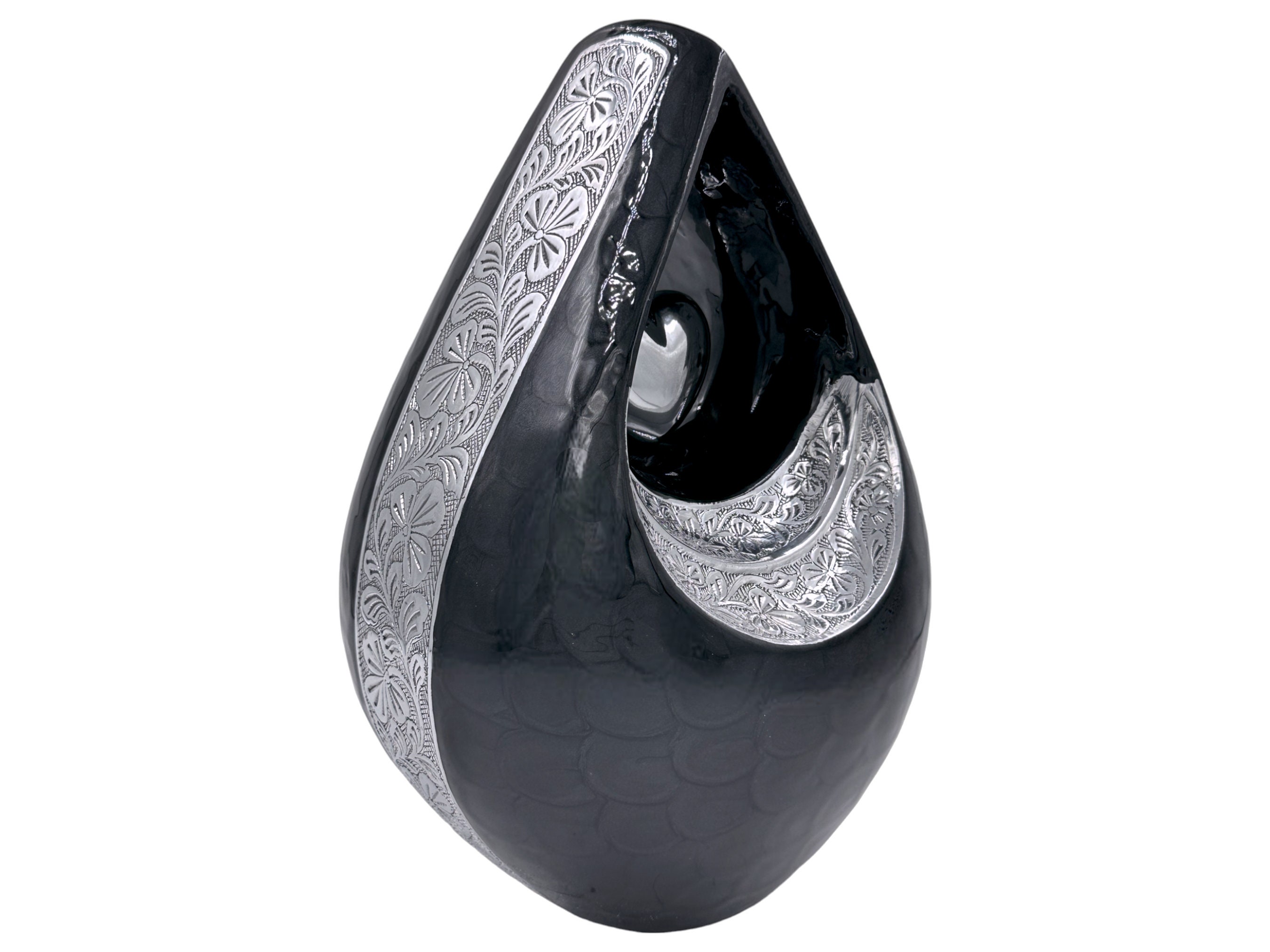 Teardrop Cremation Urn With Velvet Bag Personalized Urn Adult Urn ...