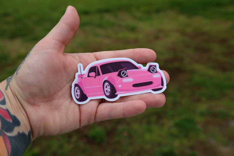 Mazda Miata MX-5 Sticker Decal JDM Pink - Etsy