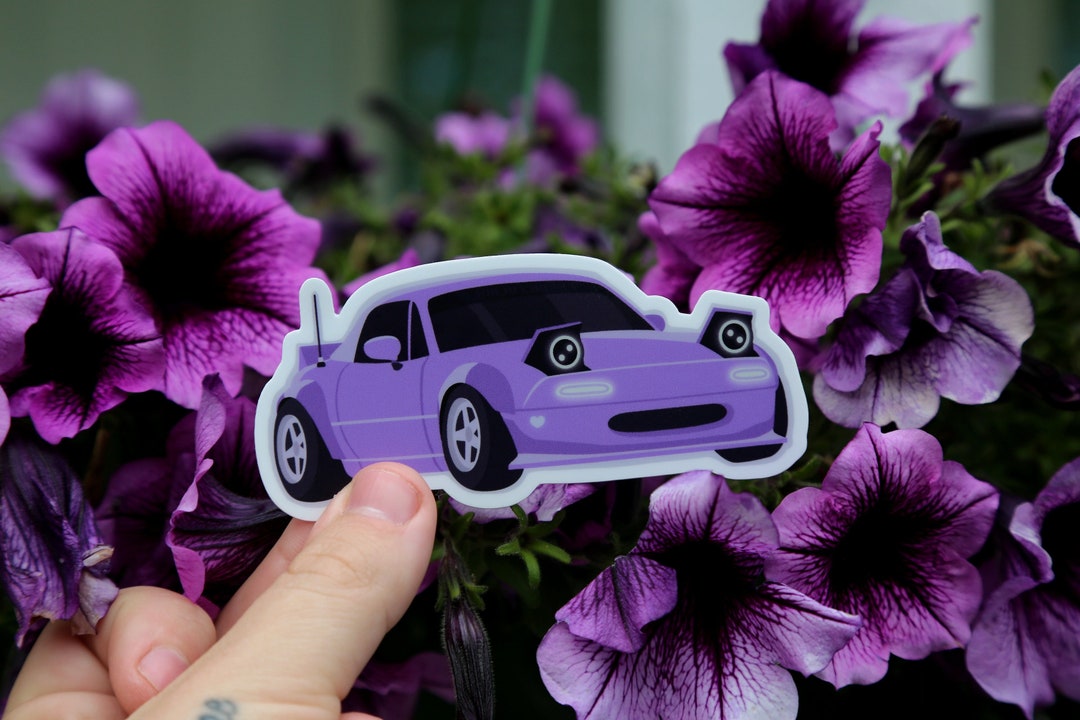 Mazda Miata MX-5 Sticker Decal JDM Lavender - Etsy