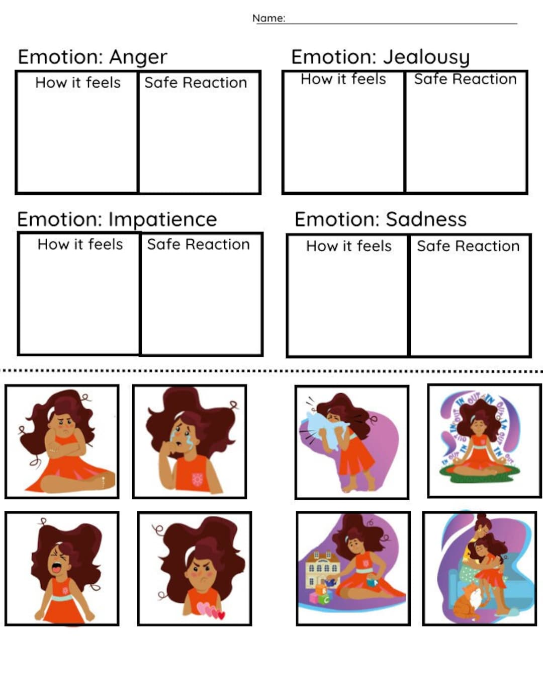 Kindergarten Social Emotional Learning Lesson - Etsy