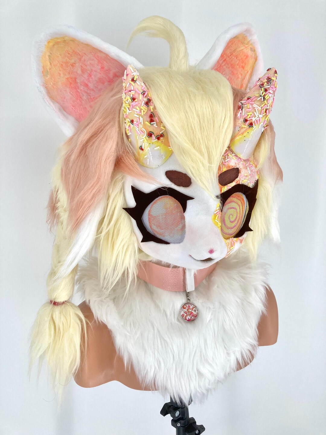 Fursuit Head Candy Cat Pre-made Kig - Etsy