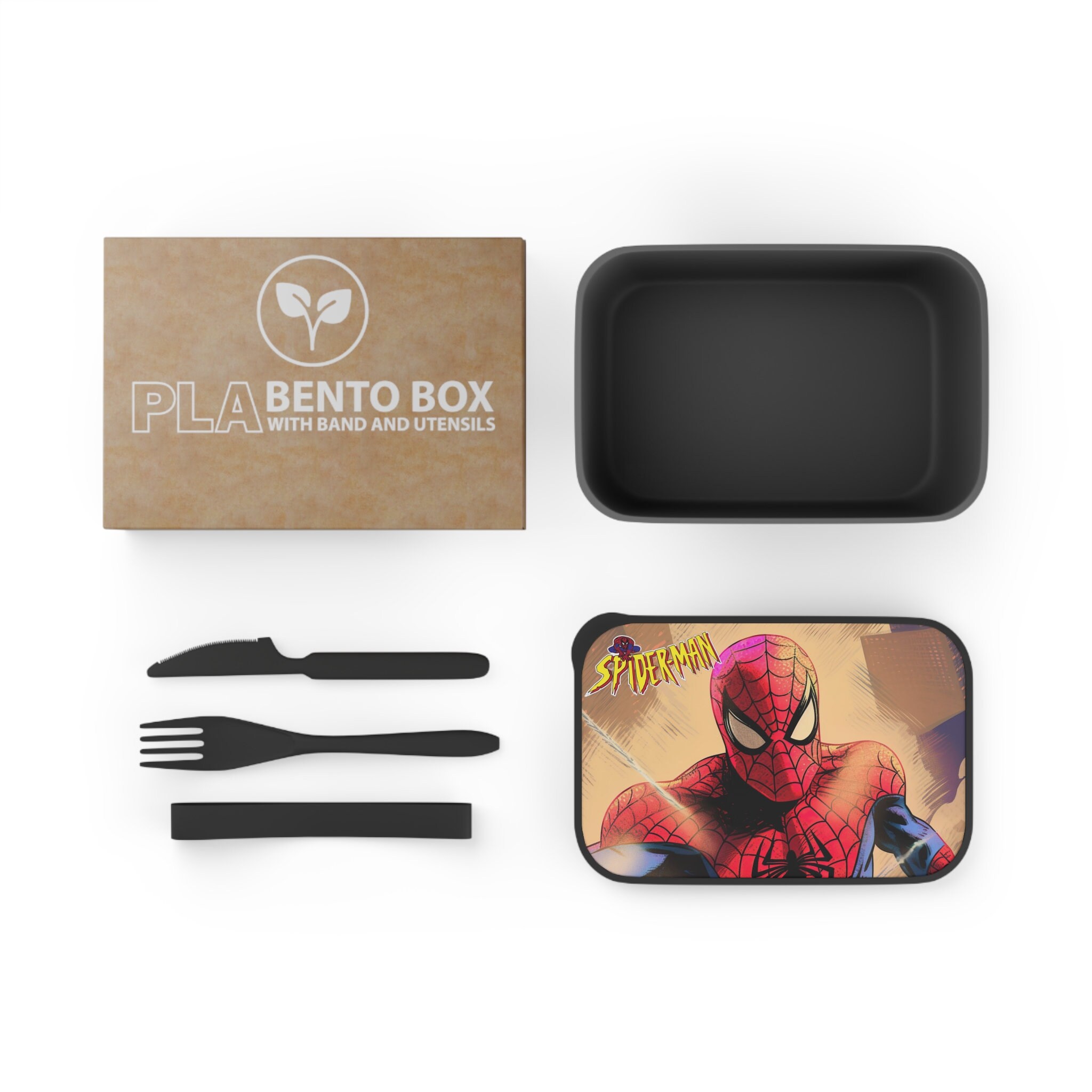 Embrace The Heroic Adventure: Spider-Man Bento Box Designed & Sold By ...