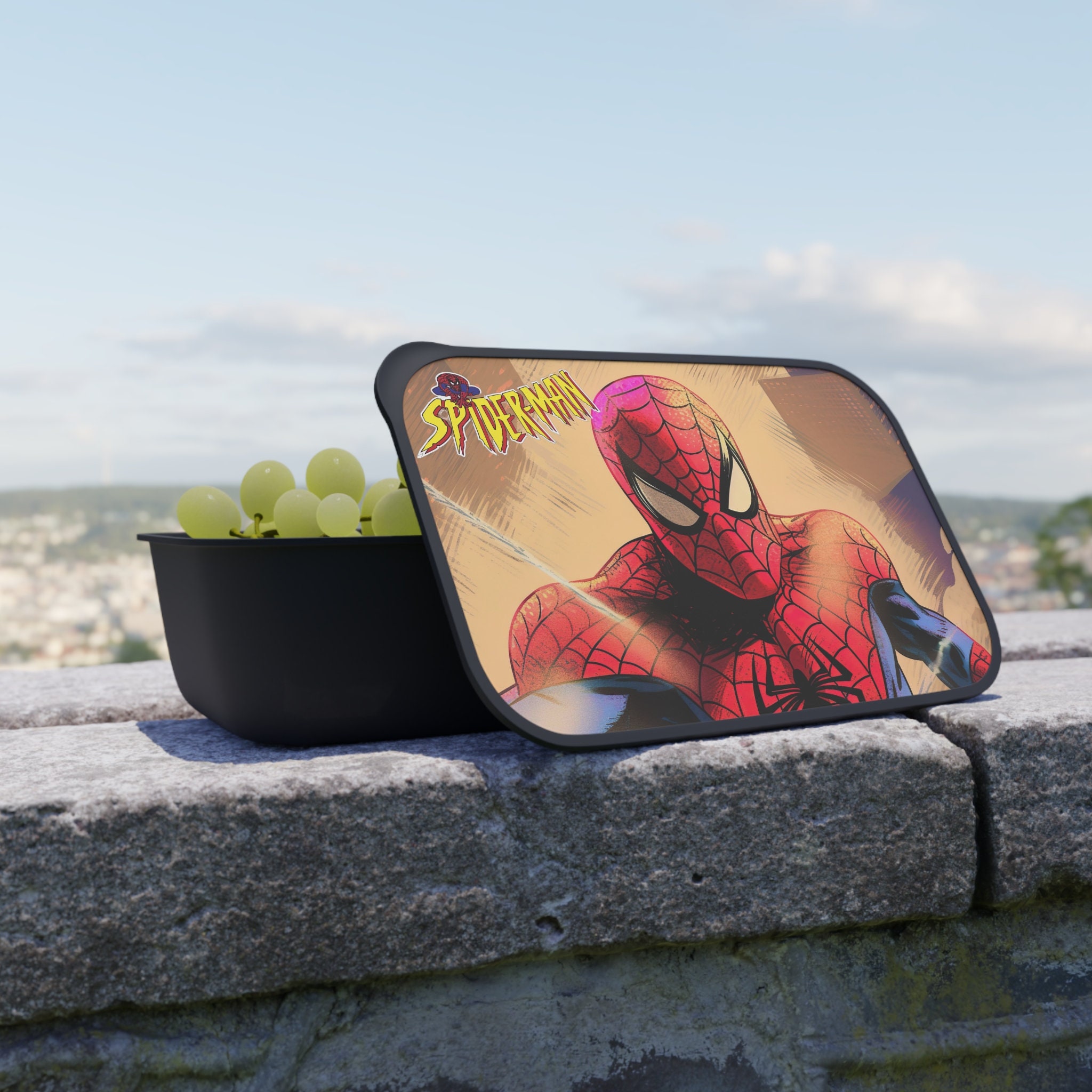 Embrace The Heroic Adventure: Spider-Man Bento Box Designed & Sold By ...