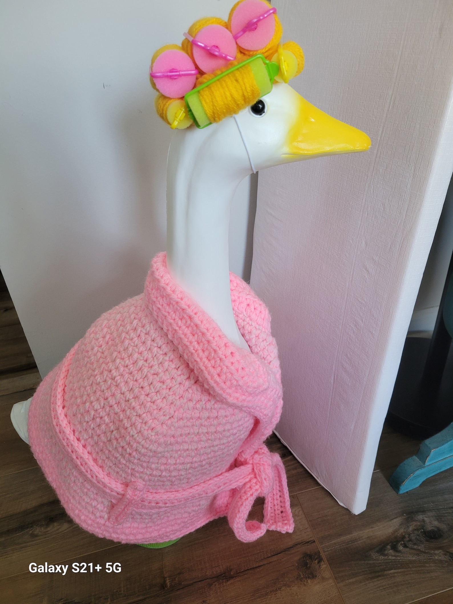 Porch Goose Bath Robe With Curlers Outfit - Etsy