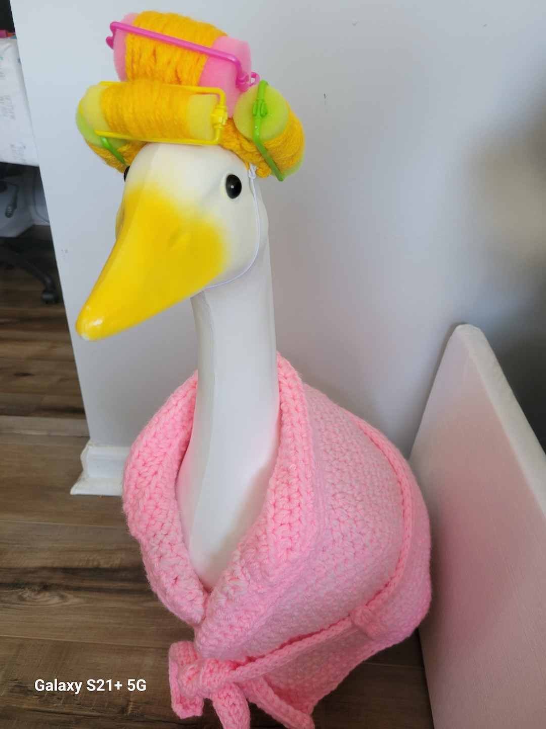 Porch Goose Bath Robe With Curlers Outfit - Etsy