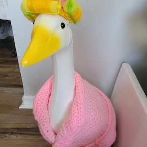 Porch Goose Bath Robe With Curlers Outfit - Etsy