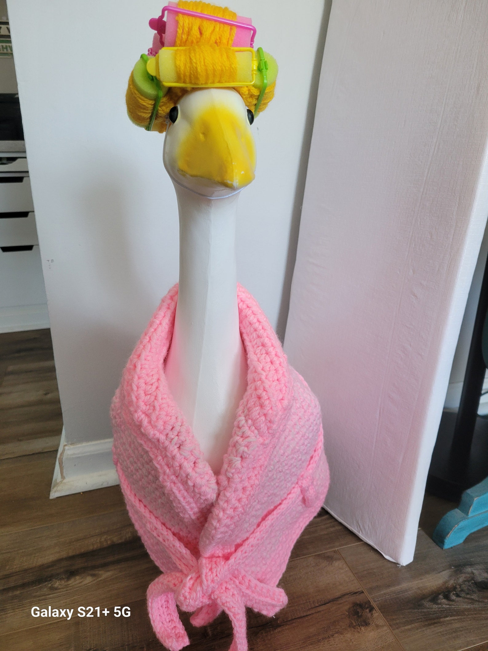 Porch Goose Bath Robe With Curlers Outfit - Etsy
