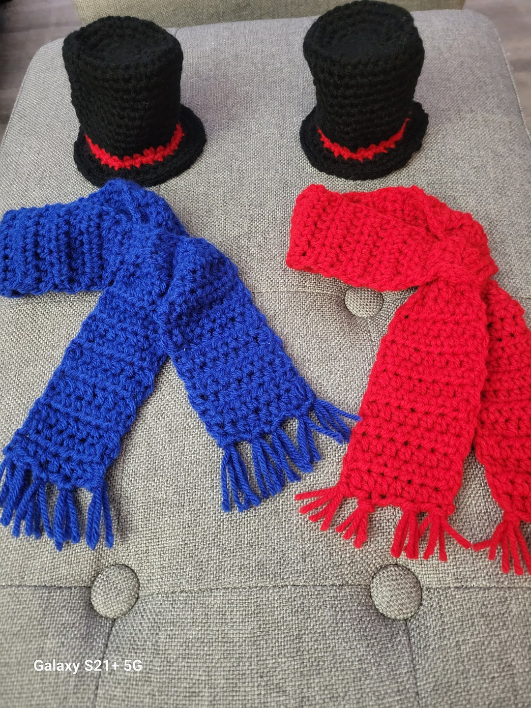 Porch Goose Top Hat and Scarf Set - Etsy