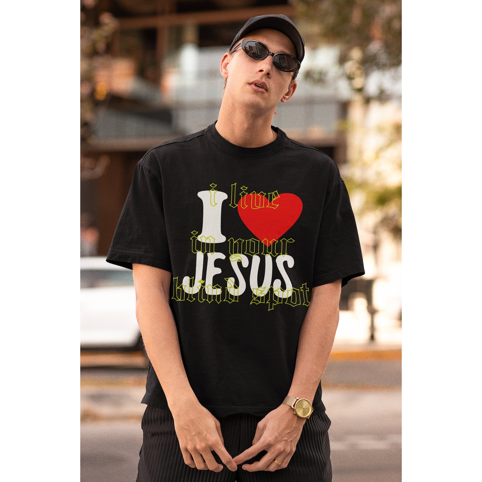 I Love Jesus Tee I Live in Your Blind Spot Tee Playboi Carti - Etsy